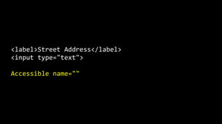 What are accessible names and why should you care? | PDF