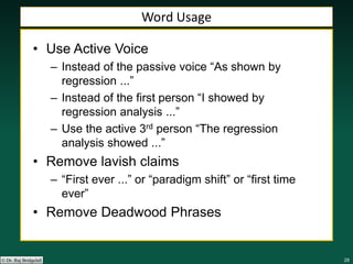 How to Write a Research Journal Article | PPTX