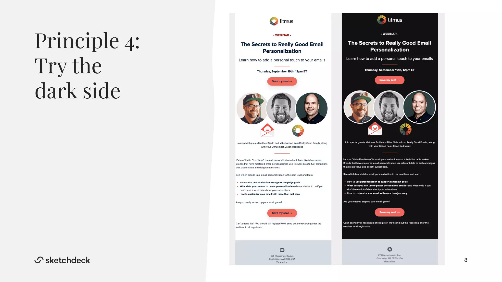 8 principles of good email design | PPT