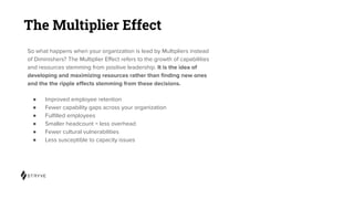 "Multipliers" by Liz Wiseman - Book Summary | PDF