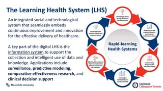 The role of the FAIR Guiding Principles in a Learning Health System | PPT