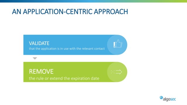 Radically reduce firewall rules with application-driven rule recertification | PPT