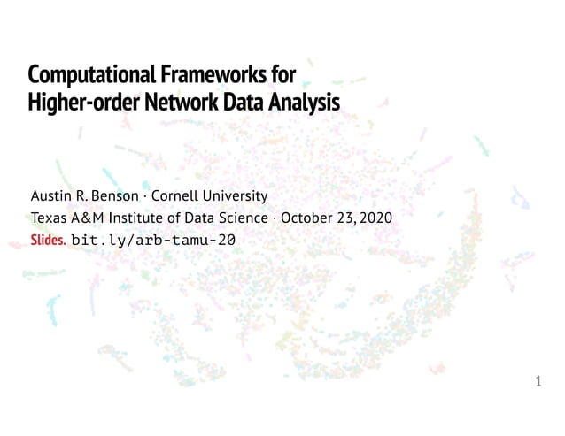 Computational Frameworks for Higher-order Network Data Analysis | PDF