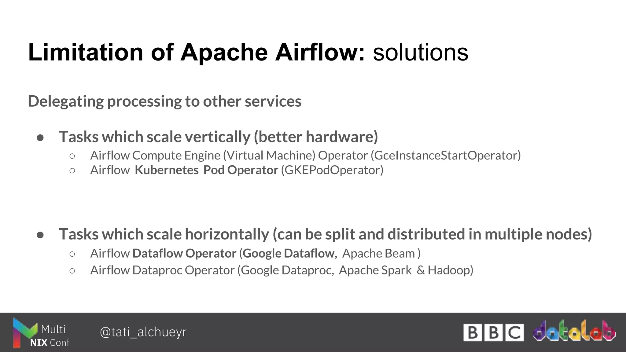 Scaling machine learning workflows with Apache Beam | PPT