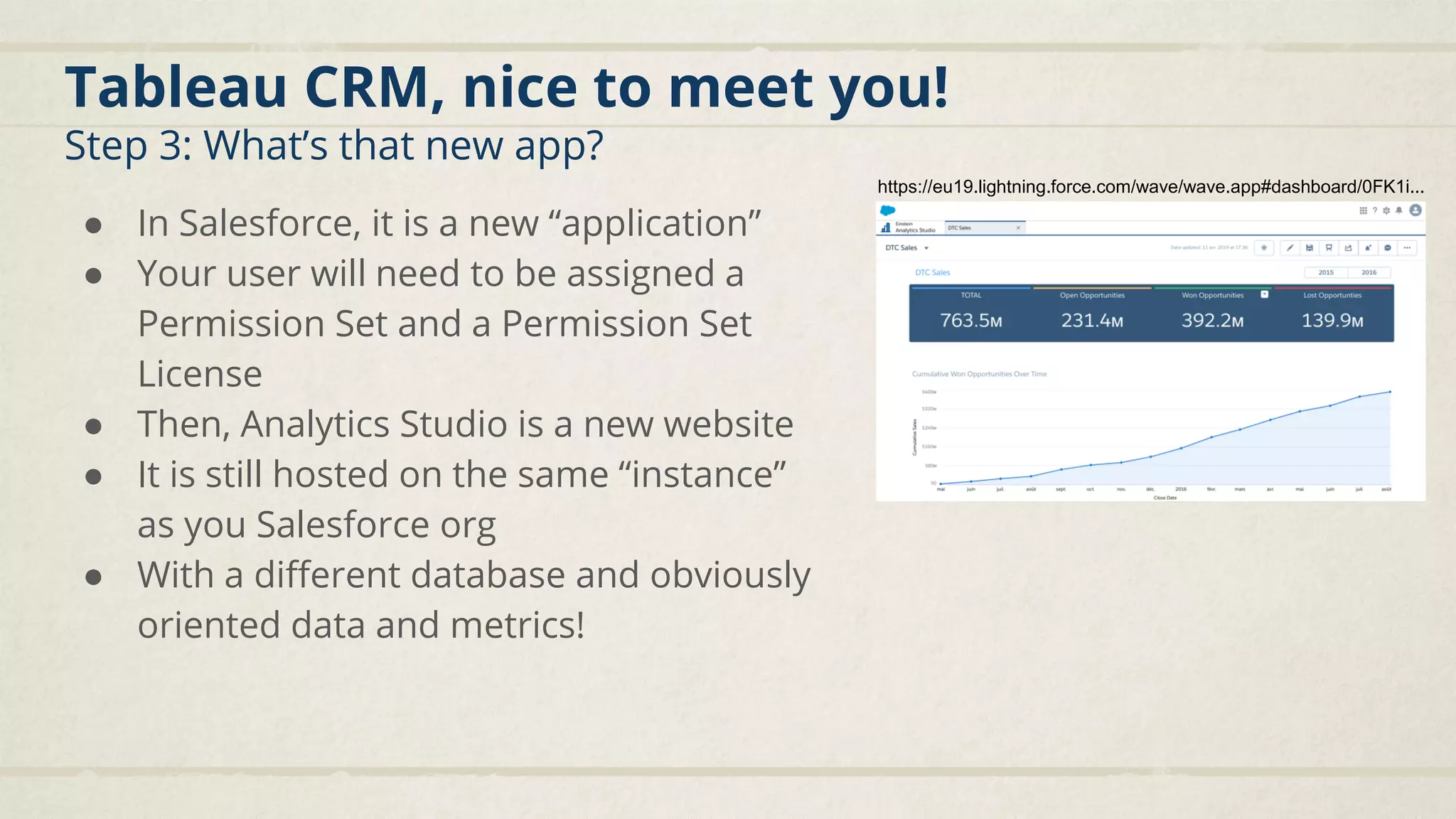 Découverte d'Einstein Analytics (Tableau CRM) | PDF