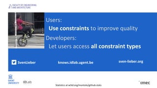 Statistics about Data Shape Use in RDF Data | PPT