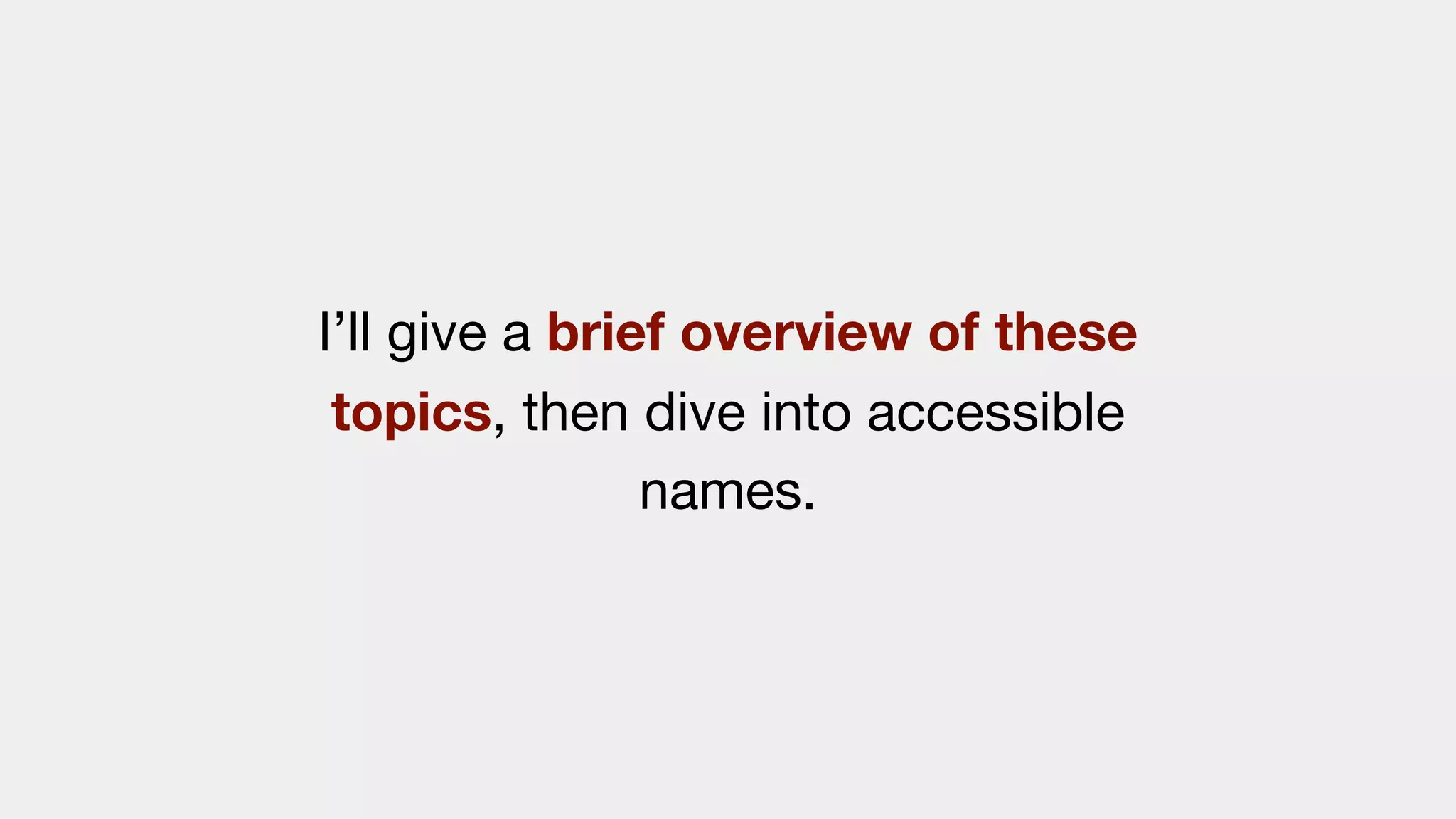 A deep dive into accessible names | PPT