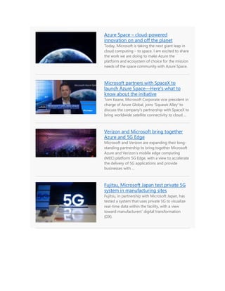 Microsoft Telecommunications Industry News | November 2020 | PDF | Cloud Computing | Internet