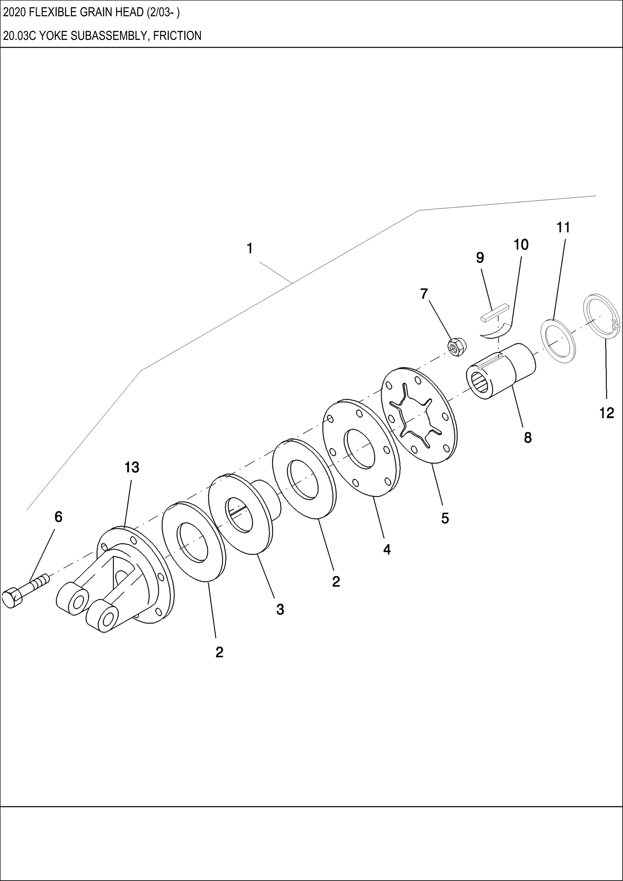 CASE 2020 Flexible grain head parts catalog | PDF