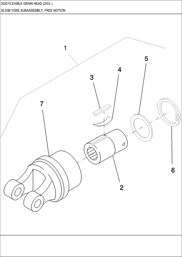 CASE 2020 Flexible grain head parts catalog | PDF