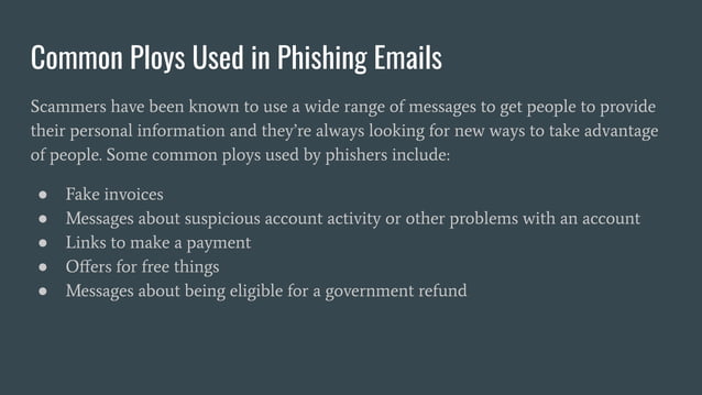 Understanding Phishing E-Mail Scams | PDF | Email | Internet