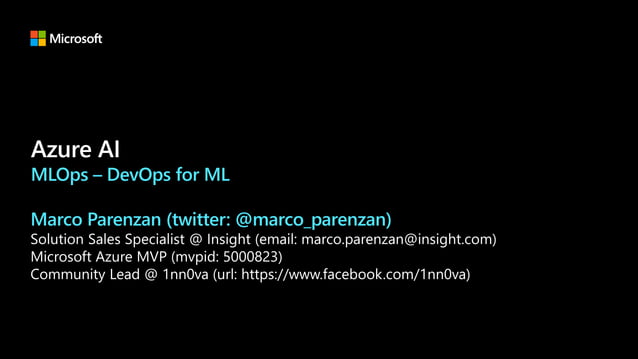 MLOps with Azure DevOps | PPTX
