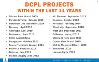 DC Public Library - Southeast Library Renovation | PDF