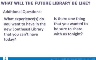 DC Public Library - Southeast Library Renovation | PPT
