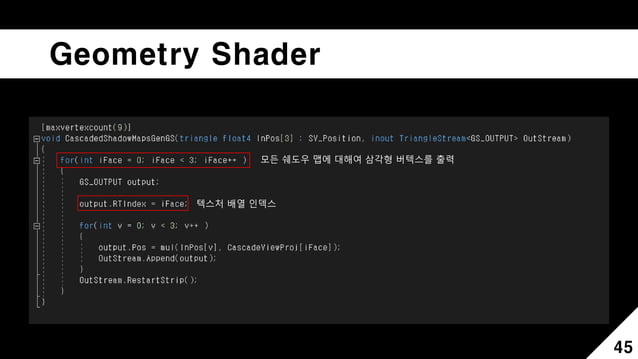 Cascade Shadow Mapping | PPT