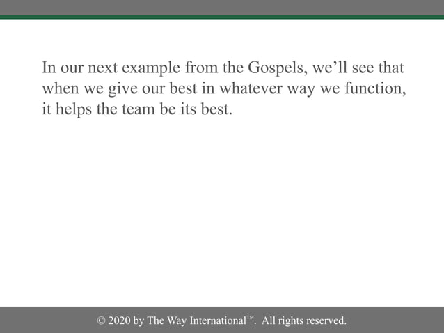 Teamwork: Bringing God’s Power into Impact | PPTX