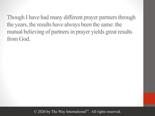Power in Prayer Together | PPTX