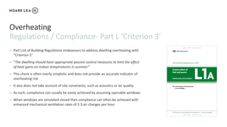 Mark Harber - Design solutions to mitigate apartment overheating | PPT