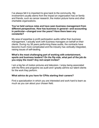 Q&A With Steven Sills—2020 Entertainment Accountant of the Year Award ...