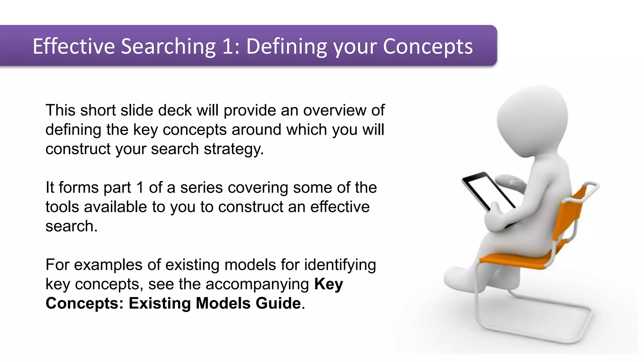 Effective Searching: Part 1 - Key Concepts (Generic Web) | PPTX