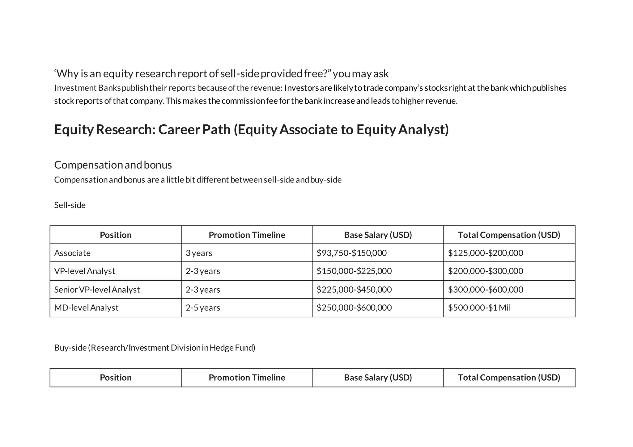 Equity Research Overview | DOCX | Stocks and Bonds | Personal Investing