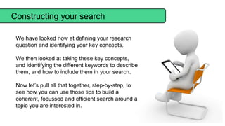 Effective Searching: Part 4 - Construct your search (Generic Web ...