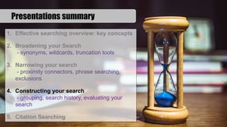 Effective Searching: Part 4 - Construct your search (Generic Web ...