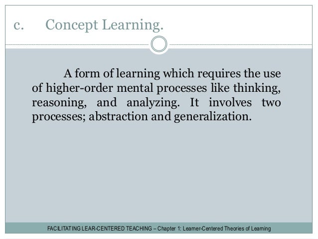 FLCT - Chapter 1 - Learner-Centered Theories of Learning | PPTX