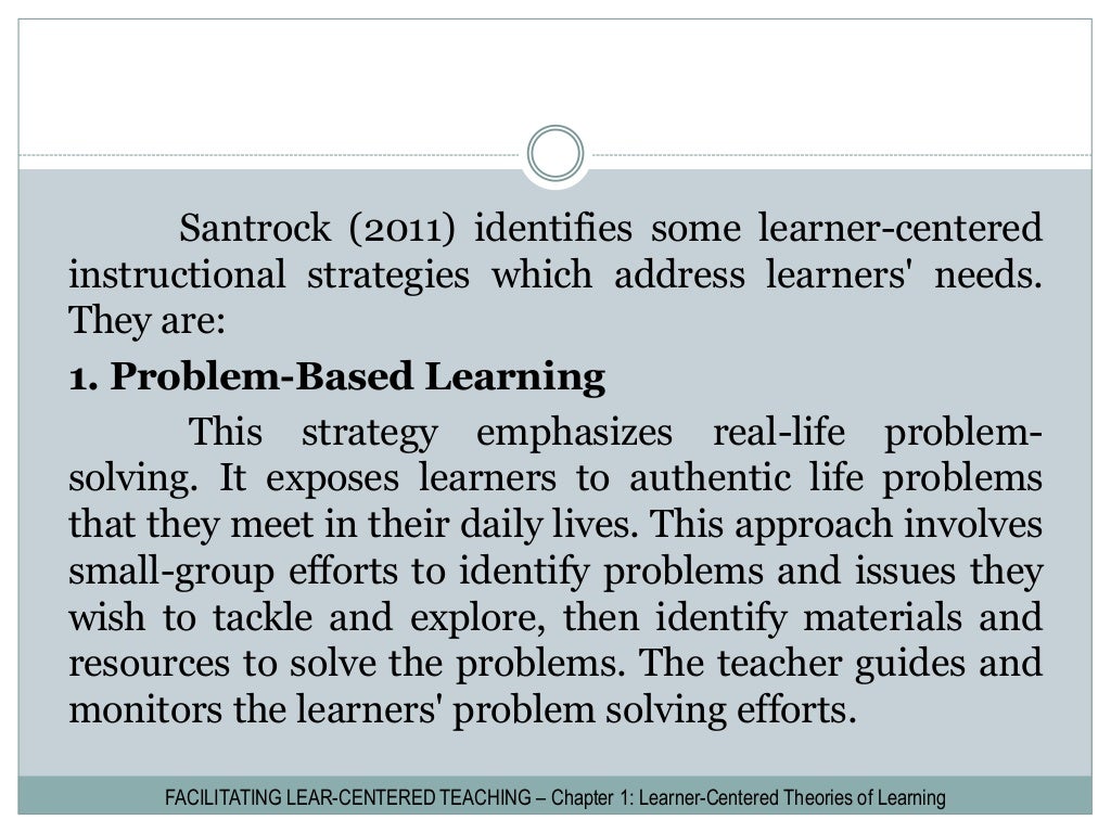 FLCT - Chapter 1 - Learner-Centered Theories of Learning | PPTX