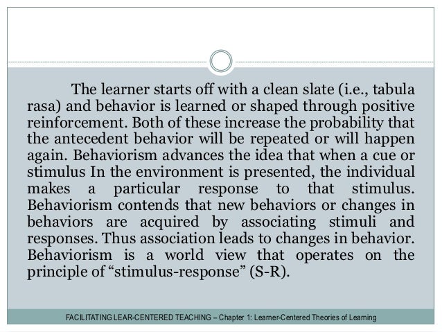 FLCT - Chapter 1 - Learner-Centered Theories of Learning | PPTX