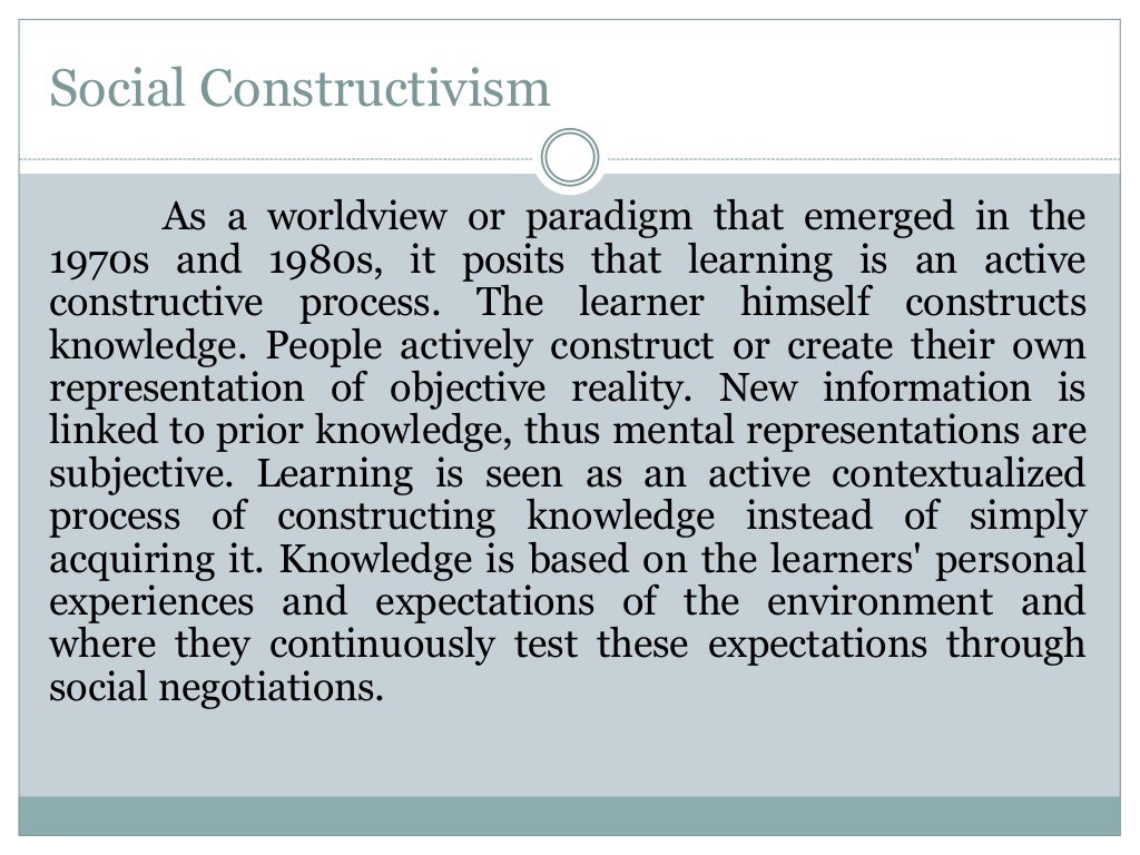 FLCT - Chapter 1 - Learner-Centered Theories of Learning | PPTX