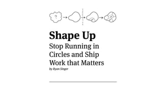 The Agile Shape-up method for collaborative developments in ...