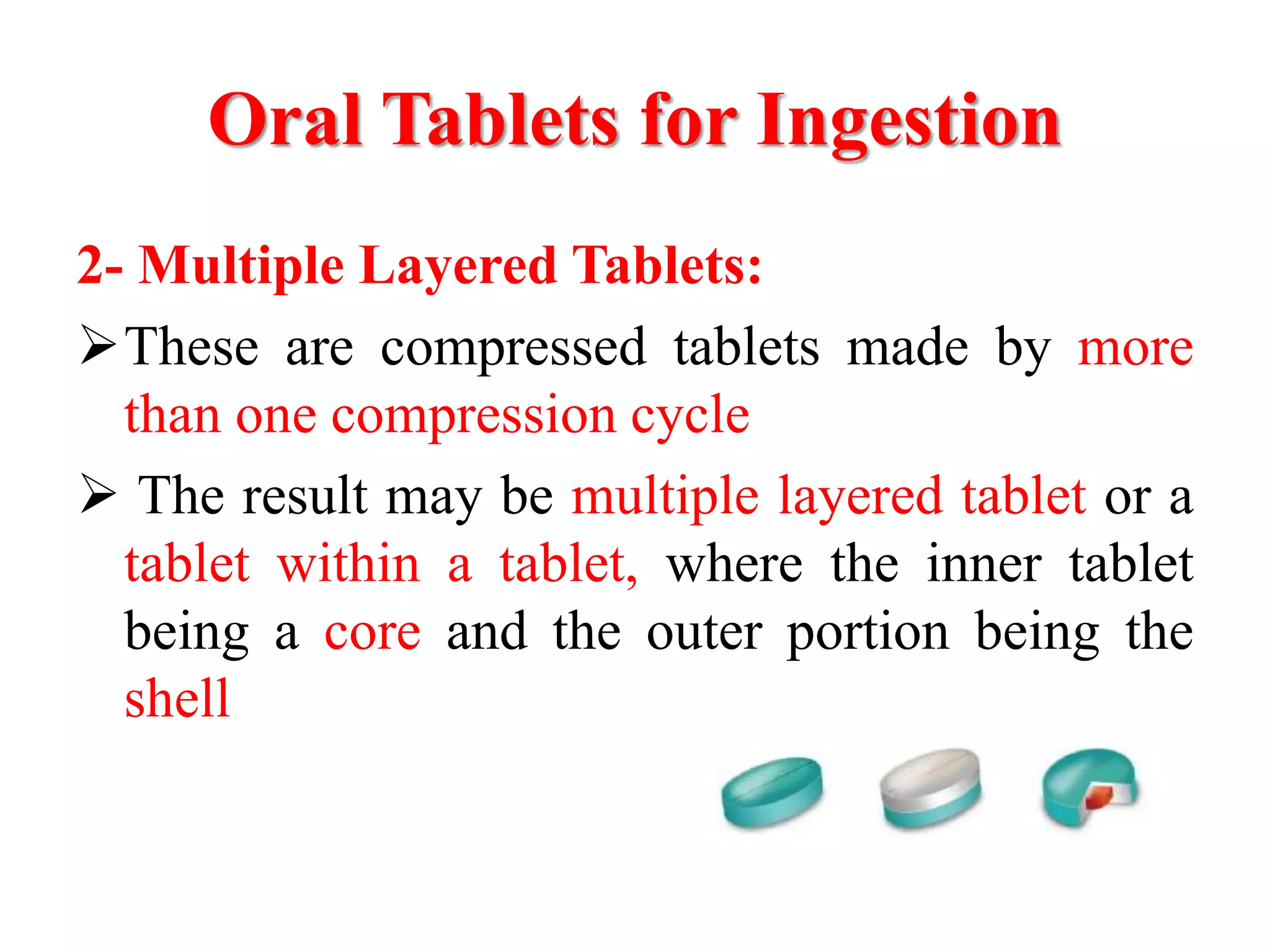 Oral Solid Dosage Forms(Tablets) | PPTX