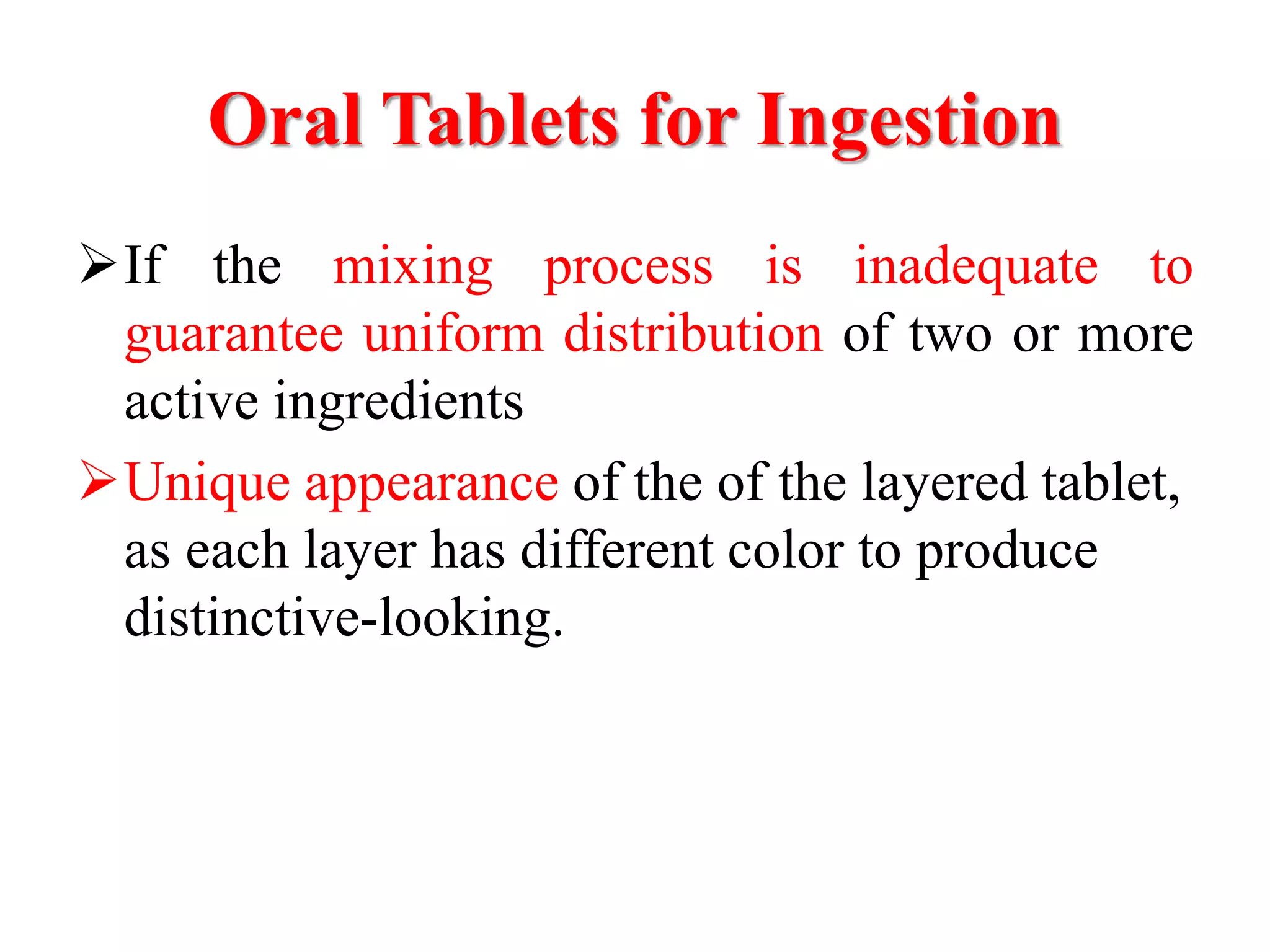 Oral Solid Dosage Forms(Tablets) | PPTX
