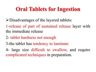 Oral Solid Dosage Forms(Tablets) | PPTX