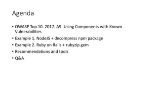 Software Supply Chain Security та компоненти з відомими вразливостями | PPT