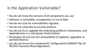 Software Supply Chain Security та компоненти з відомими вразливостями | PPT