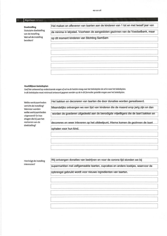 2020 - Anbi-status formulier | PDF