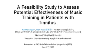 2020 asia telemed-symp-tinnitus | PPT
