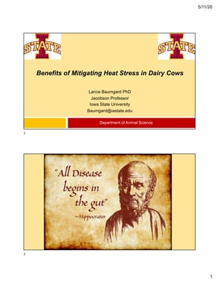 heat stress pathology dairy cattle belcham | PDF