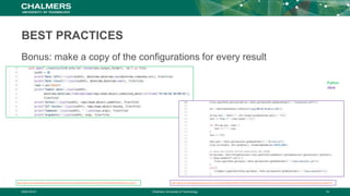 Discrete-event simulation: best practices and implementation details in ...