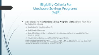 Medicare Extra Help, Reducing Health Care Cost | PPT