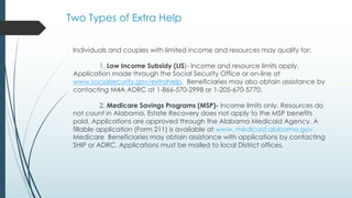 Medicare Extra Help, Reducing Health Care Cost | PPT