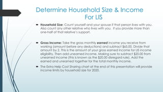 Medicare Extra Help, Reducing Health Care Cost | PPT