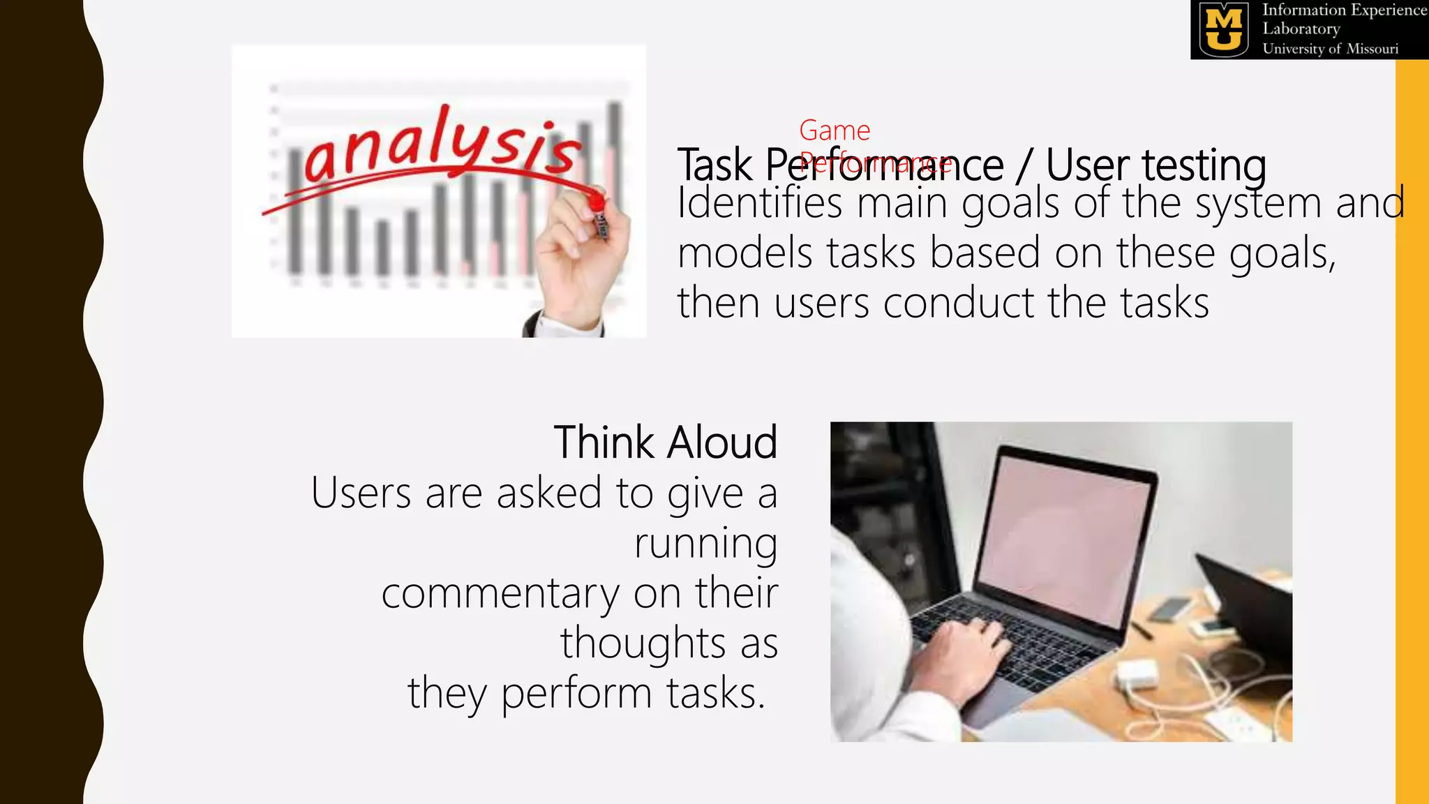CoMo Game Dev - usability and user experience methods | PPT