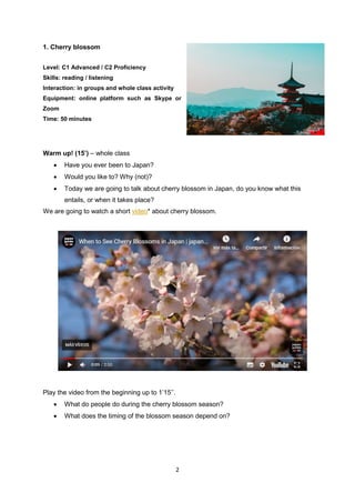 June 2020 - Cambridge English Teachers Activities | PDF