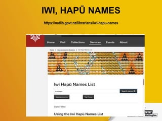 Te Kohikohinga Maori | PPT