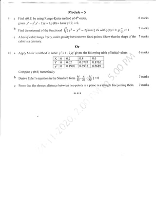 3rd Semester Computer Science and Engineering (ACU) Question papers | PDF