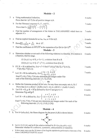 3rd Semester Computer Science and Engineering (ACU) Question papers | PDF