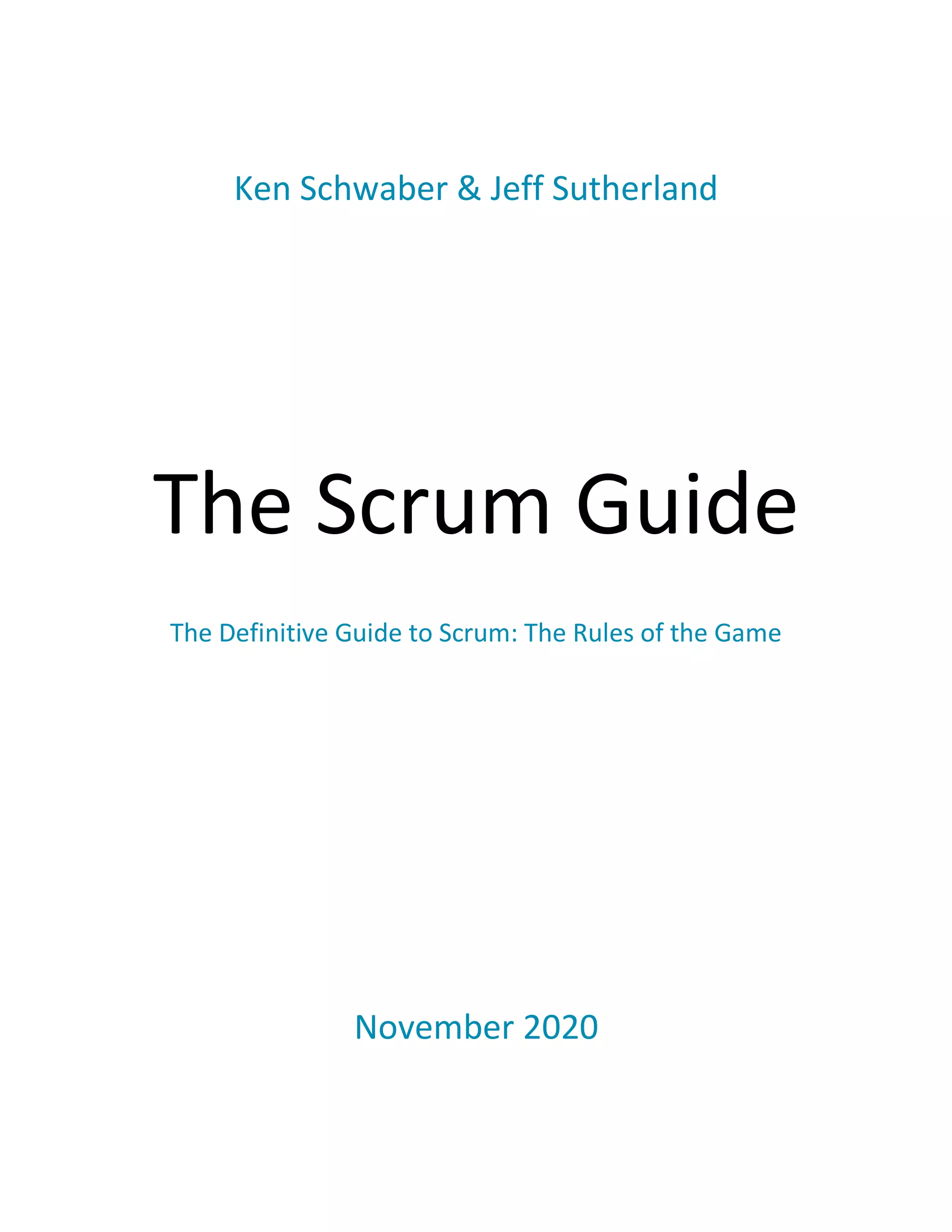 2020 scrum-guide-us-highlighted | PDF